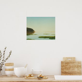 John Frederick Kensett - View of the Shrewsbury Poster | Zazzle