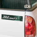 John Galt Bumpersticker Bumper Sticker | Zazzle