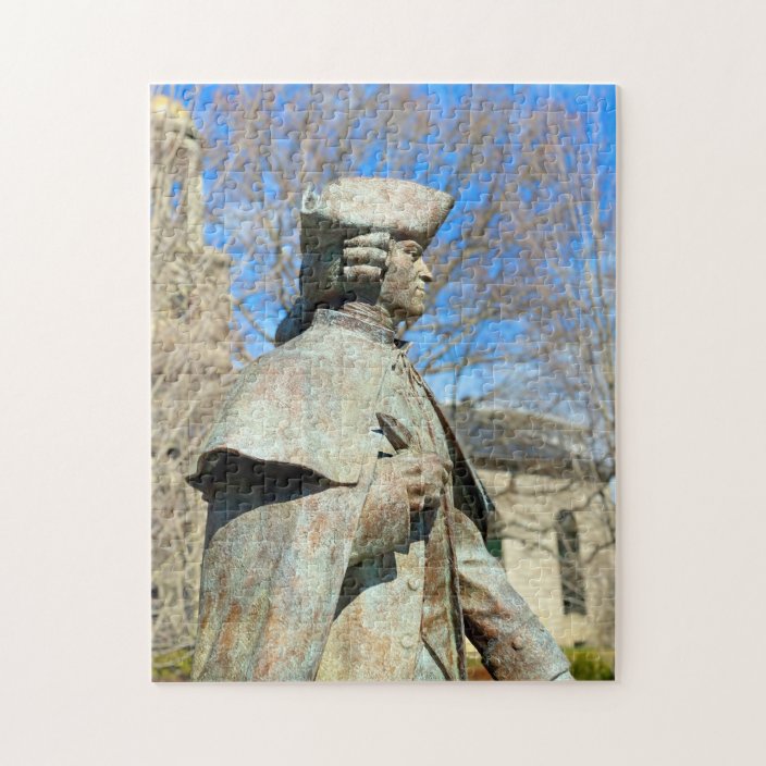 John Hancock Statue in Quincy Massachusetts Jigsaw Puzzle | Zazzle.com