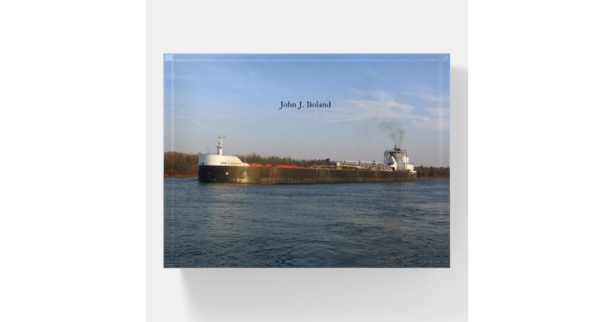 John J. Boland paperweight | Zazzle