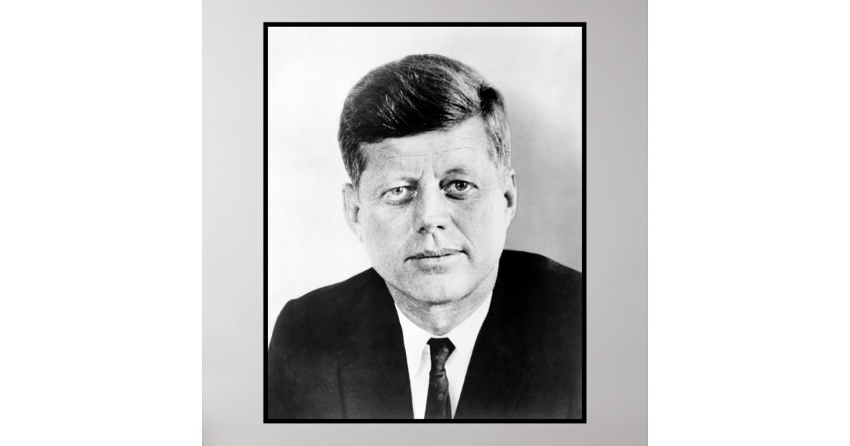 John Jack Kennedy US Presidential White House Poster | Zazzle