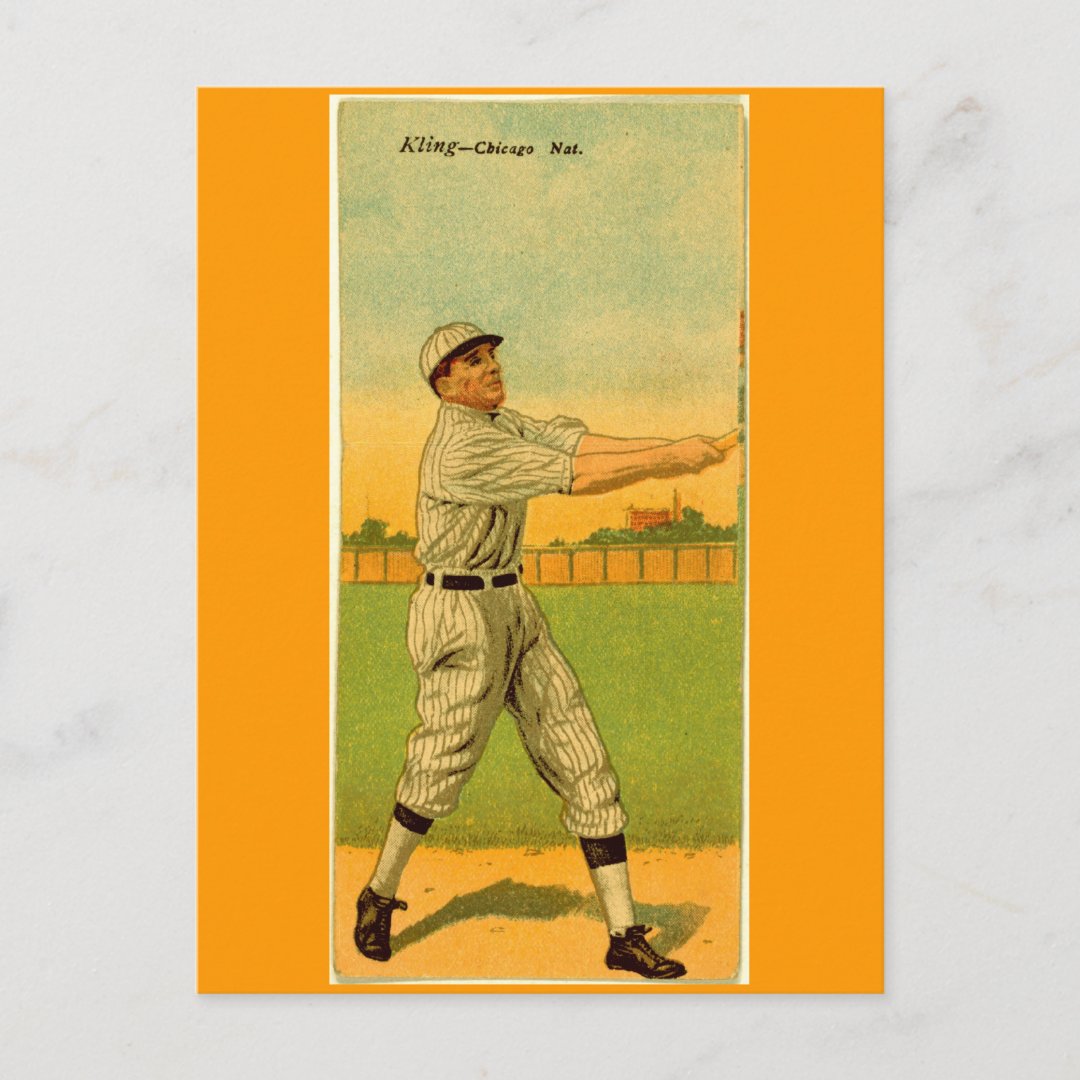 John Kling, Chicago Cubs Postcard | Zazzle