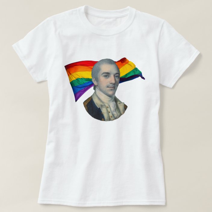 John Laurens + Gay Pride T-Shirt | Zazzle.com
