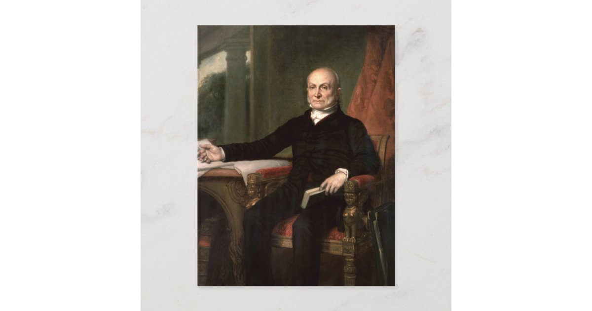 John Quincy Adams Postcard | Zazzle