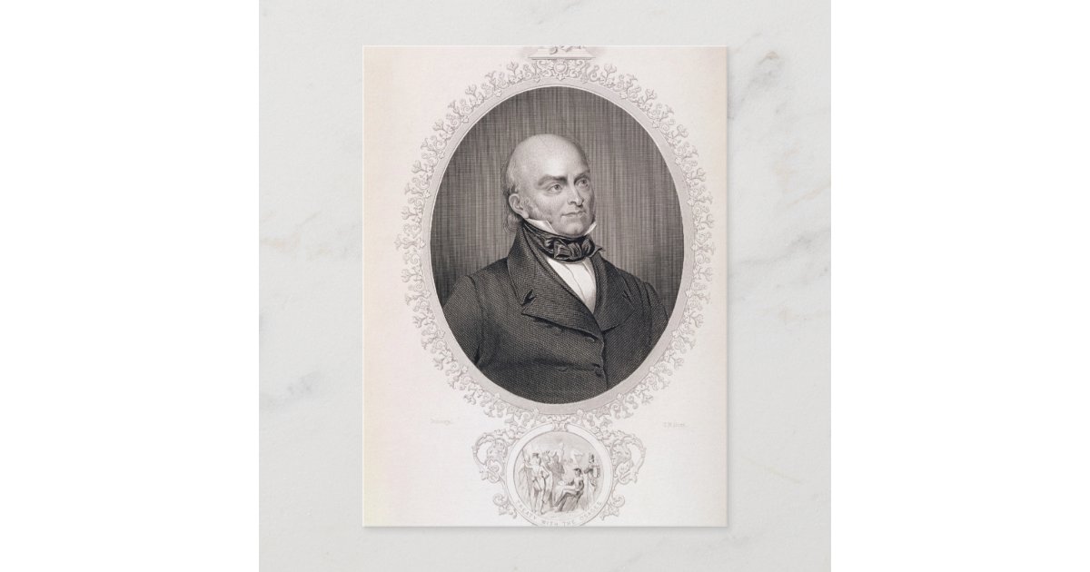 John Quincy Adams Postcard | Zazzle