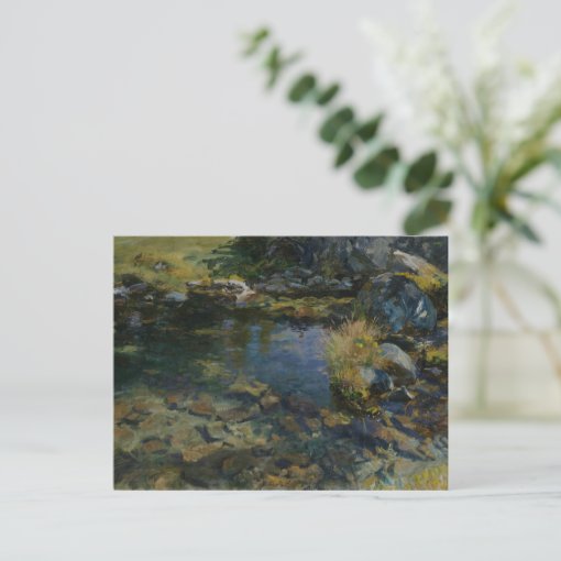 John Singer Sargent - Alpine Pool Postcard | Zazzle