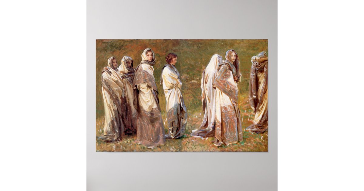 JOHN SINGER SARGENT Cashmere art Poster | Zazzle
