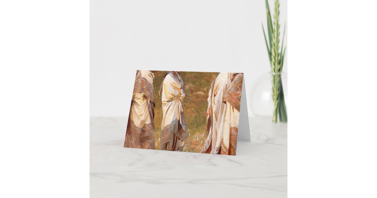 John Singer Sargent Cashmere Card | Zazzle