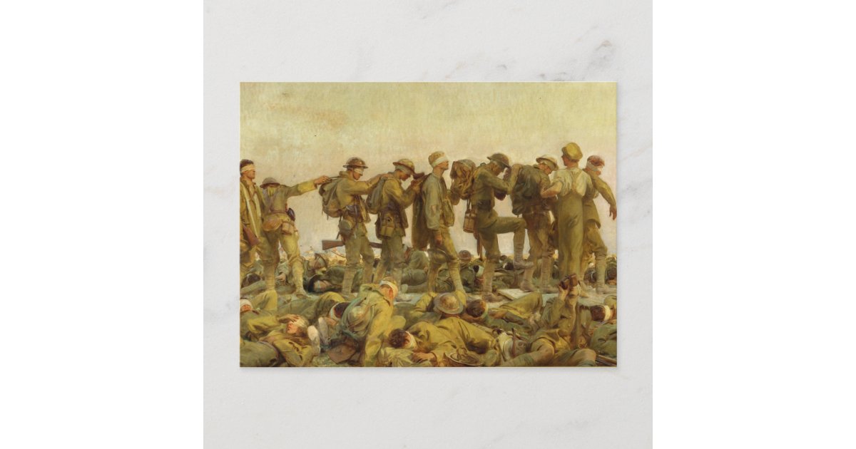 John Singer Sargent - Gassed Postcard | Zazzle