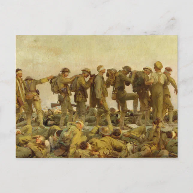 John Singer Sargent - Gassed Postcard | Zazzle
