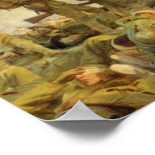 John Singer Sargent - Gassed Poster | Zazzle