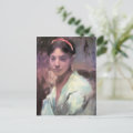 John Singer Sargent - Head of a Capri Girl Postcard | Zazzle