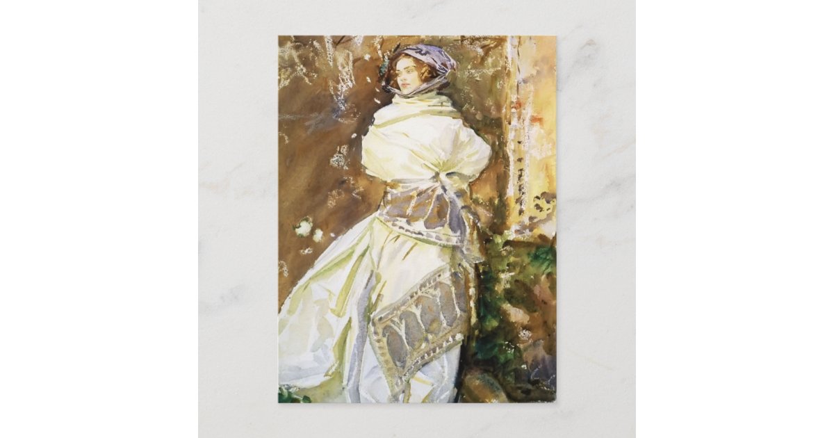 John Singer Sargent: The Cashmere Shawl Postcard | Zazzle