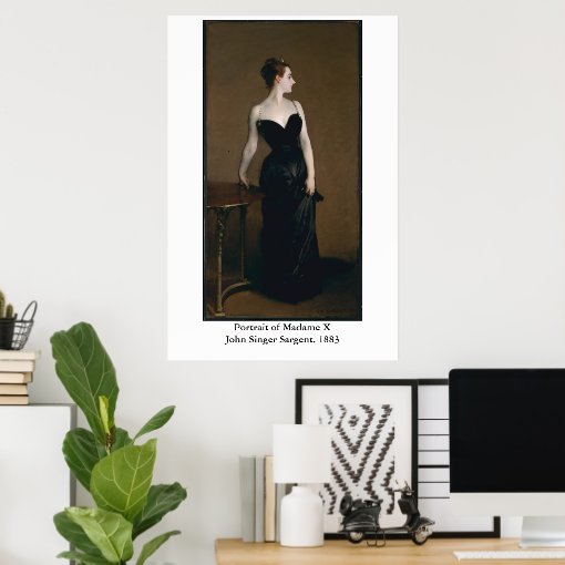 John Singer Sargent's Portrait of Madame X Poster | Zazzle