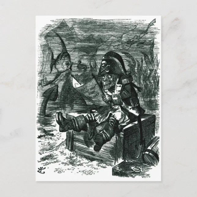 John Tenniel: Davy Jones Locker Postcard | Zazzle