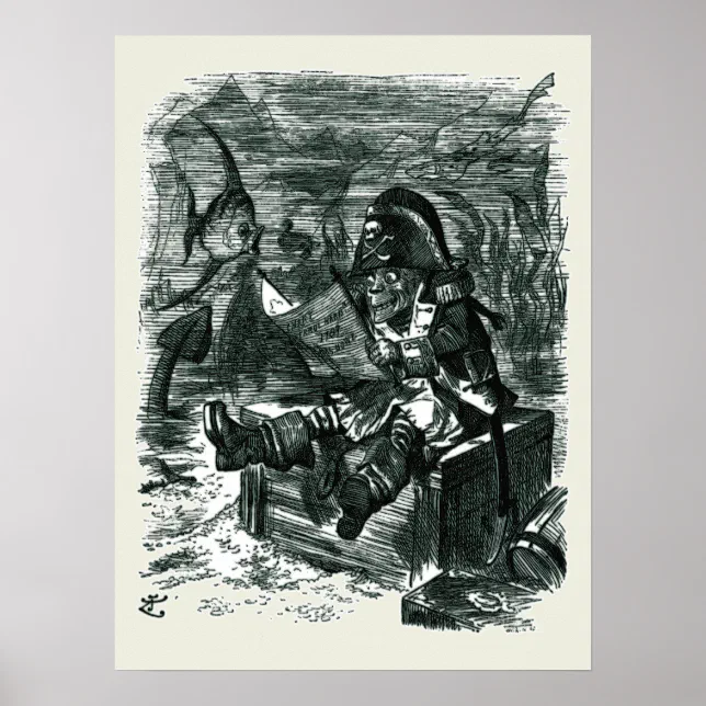 John Tenniel: Davy Jones Locker Poster | Zazzle