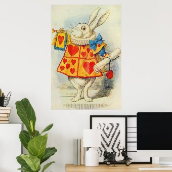 John Tenniel | The White Rabbit Poster | Zazzle