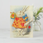 John Tenniel | The White Rabbit Thank You Card | Zazzle