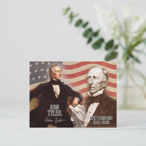 John Tyler - 10th President of the U.S. Postcard | Zazzle