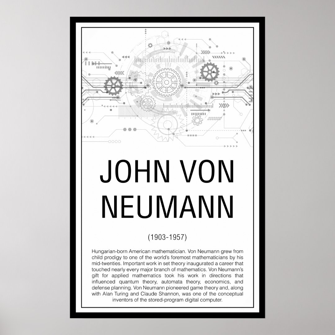 John von Neumann Poster | Zazzle