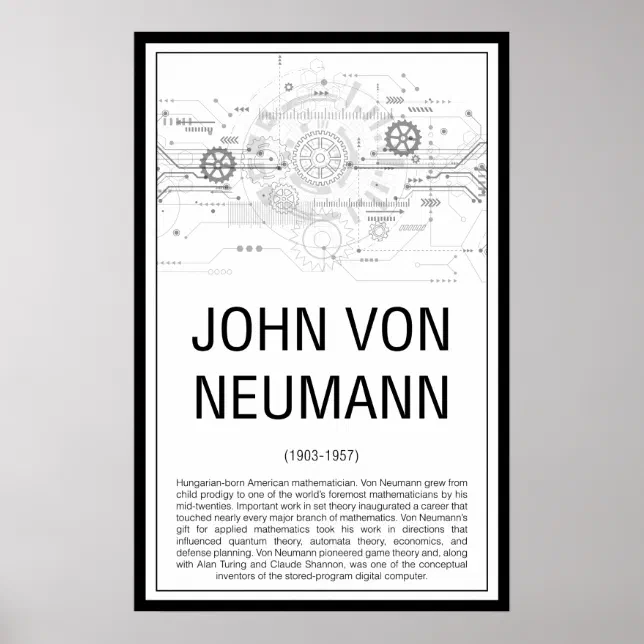 John von Neumann Poster | Zazzle