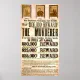 John Wilkes Booth Wanted For Assassination Poster | Zazzle