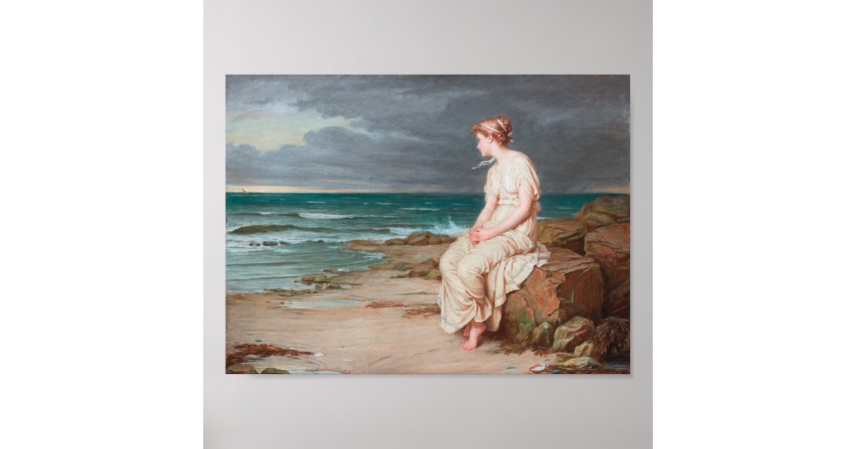 John William Waterhouse Miranda Art Poster | Zazzle
