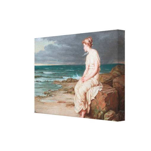 John William Waterhouse Miranda Art Wrapped Canvas | Zazzle