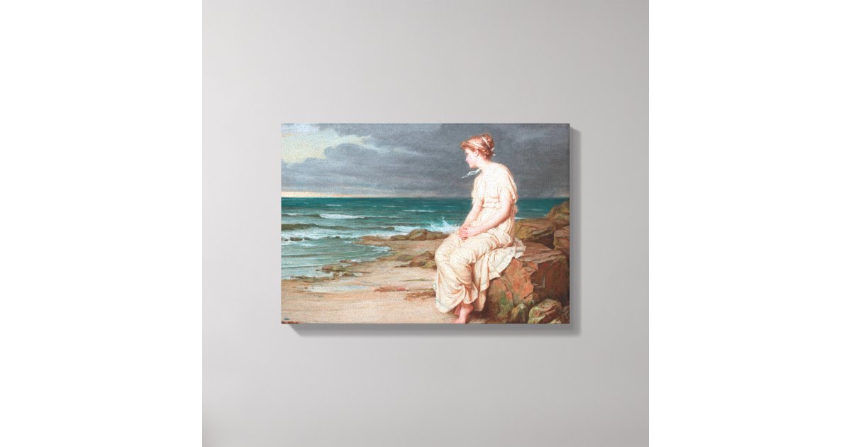 John William Waterhouse Miranda Art Wrapped Canvas | Zazzle