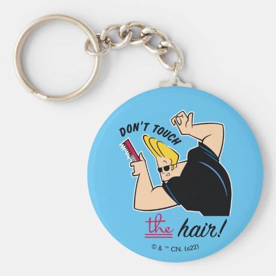 Johnny Bravo Comb - Don't Touch The Hair! Keychain | Zazzle.com