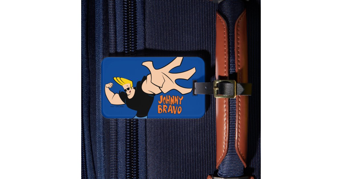 Johnny Bravo Iconic Pose Luggage Tag | Zazzle