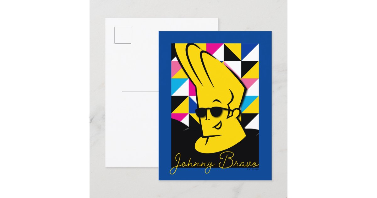 Johnny Bravo Pop Art Graphic Postcard | Zazzle