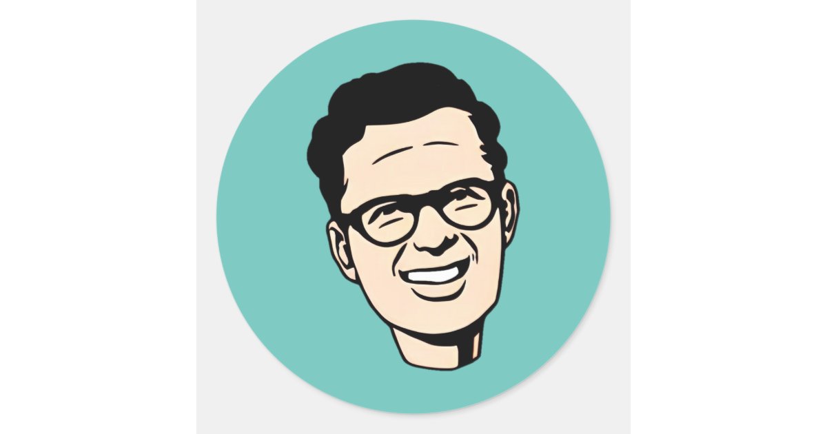 Johnny Random Classic Round Sticker | Zazzle