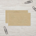 Johnny Sayegh Letterpress Business Card | Zazzle