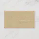 Johnny Sayegh Letterpress Business Card | Zazzle