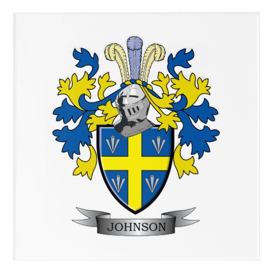 Johnson Coat of Arms Acrylic Print | Zazzle.com