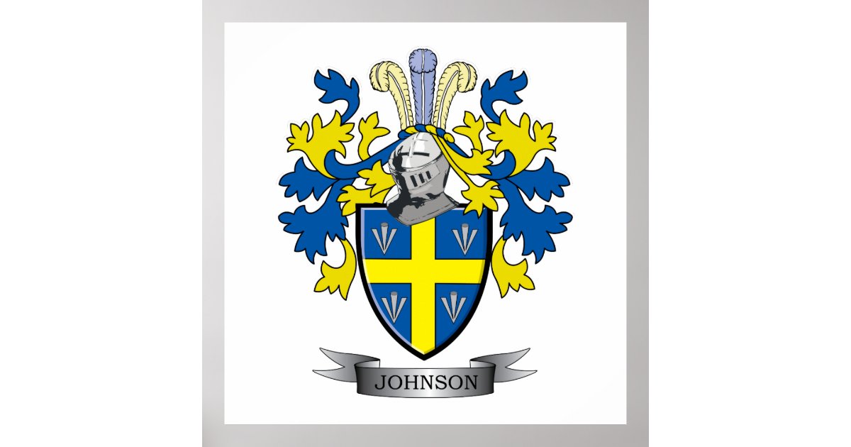 Johnson Coat of Arms Poster | Zazzle