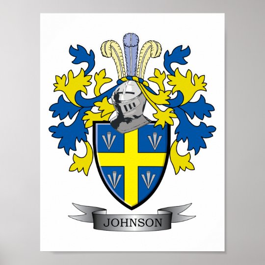 Johnson Coat of Arms Poster | Zazzle.com