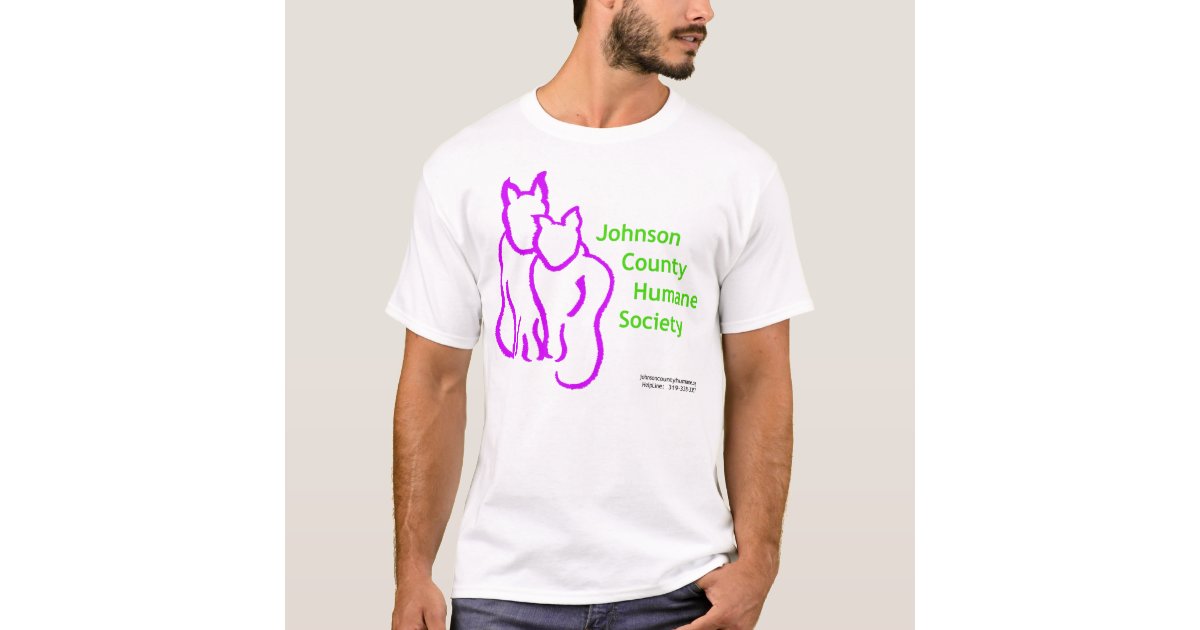 Johnson County Humane Society T-shirt | Zazzle
