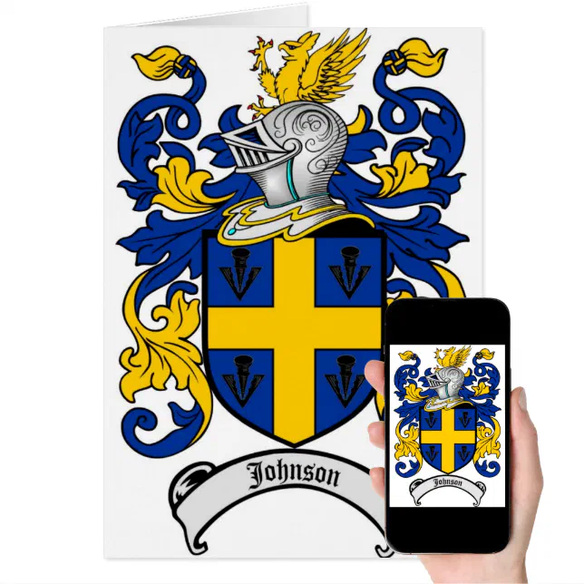 Johnson Family Crest - Coat of Arms | Zazzle