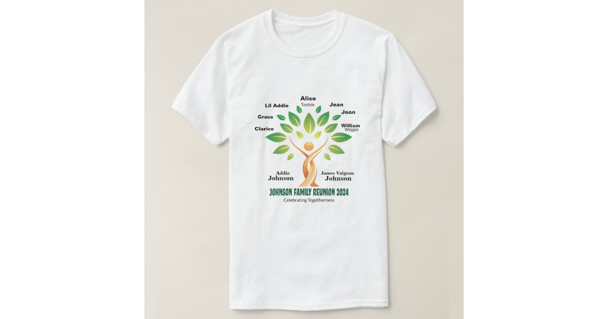 Johnson Family Reunion Basic T-Shirt | Zazzle