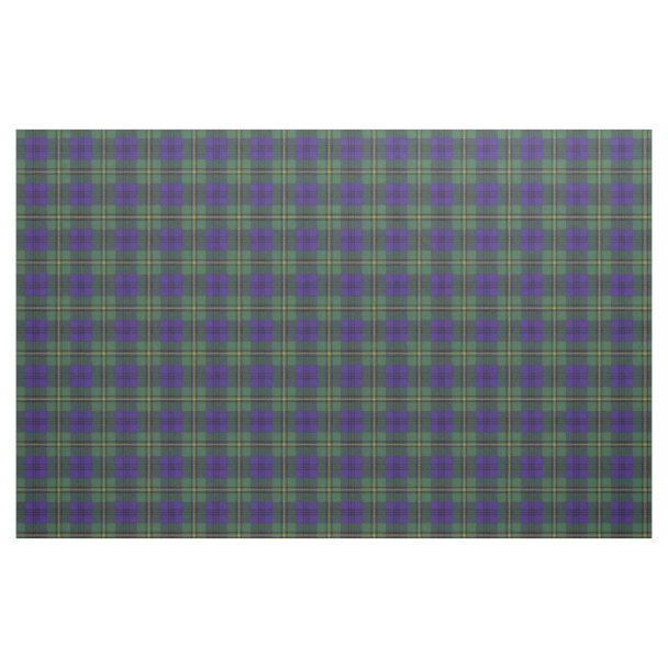 Clan Johnston Tartan Fabric | Zazzle