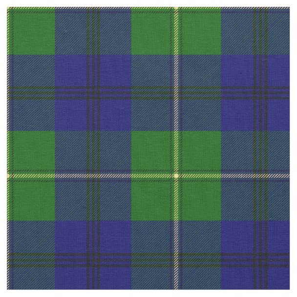 Clan Johnston Tartan Fabric | Zazzle