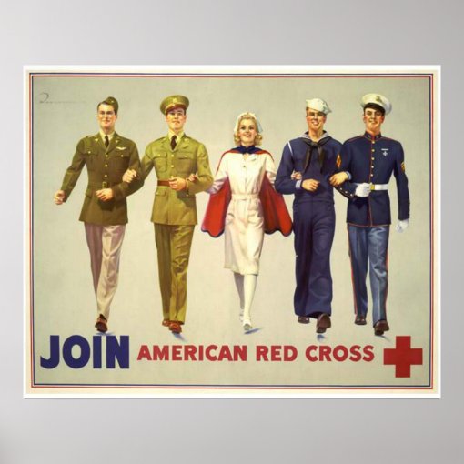 Join - American Red Cross Poster | Zazzle