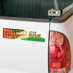 Join BDS movement support Palestine Bumper Sticker | Zazzle