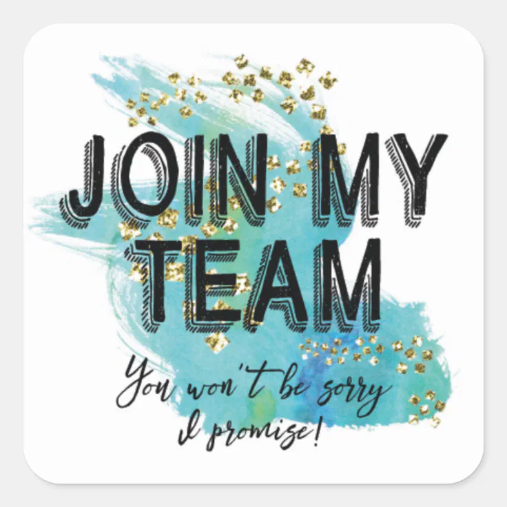 Join My Team Stickers | Zazzle