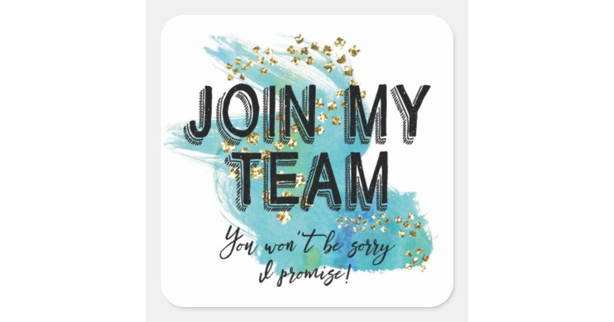 Join My Team Stickers | Zazzle