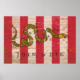Join Or Die Posters | Zazzle