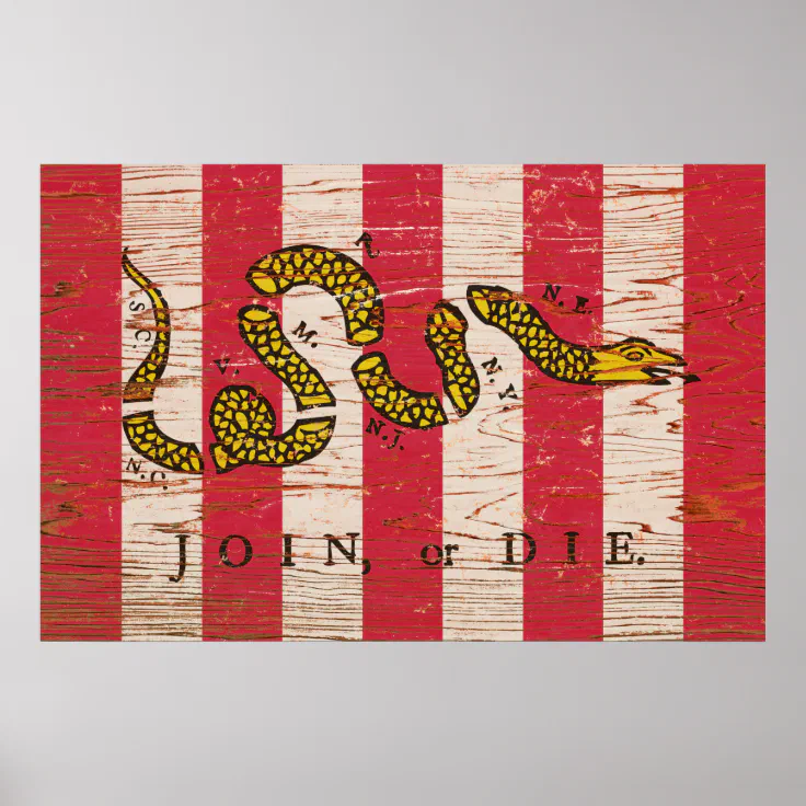 Join or Die Print | Zazzle