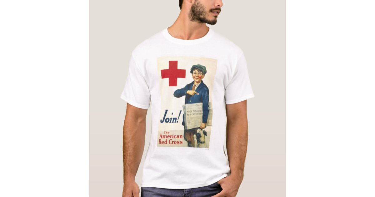 Join! The American Red Cross T-Shirt | Zazzle